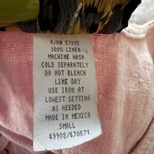 Requirements | Dresses | Vintage Requirements Dress Small Pink Linen ...